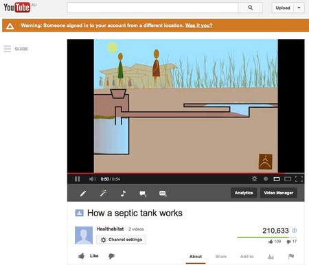 Looking into the septic tank » Healthabitat